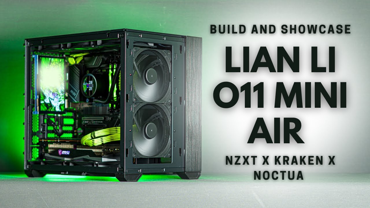 (Almost) No RGB green and black build in the Lian Li O11 Mini Air - i5 ...