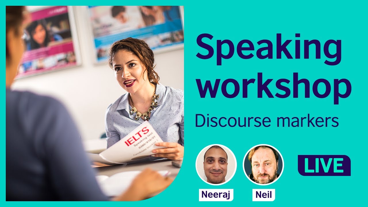 Speaking workshop: Discourse markers - YouTube