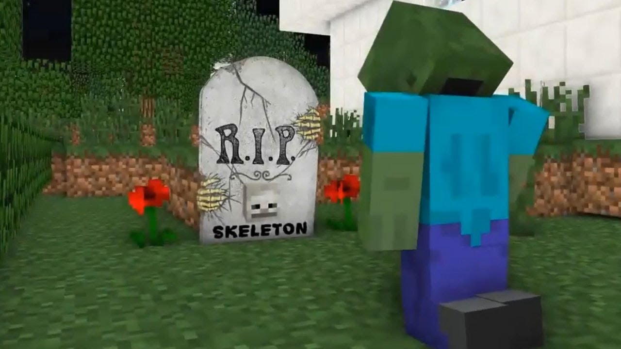 MONSTER SCHOOL : RIP SKELETON - MINECRAFT ANIMATION - YouTube