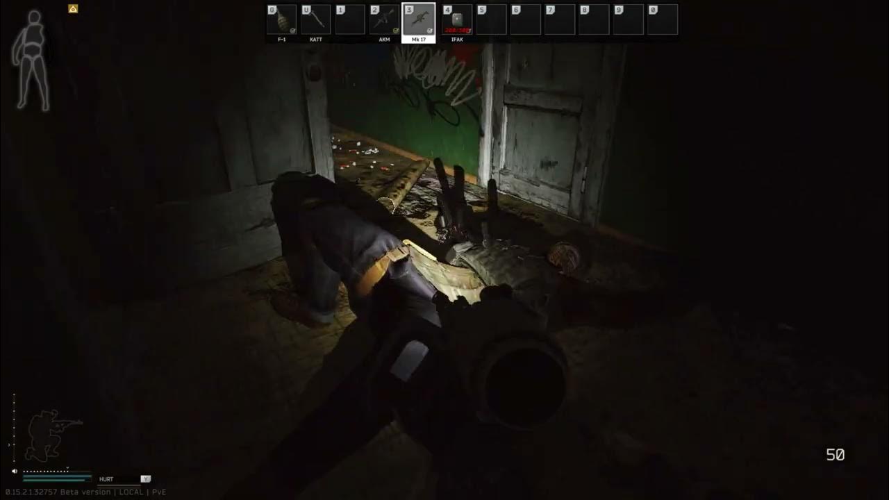 Escape From Tarkov PVE Customs Mosin bolt action rifle fight. Dorms ...