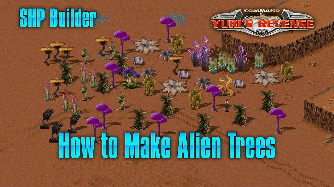 Creating Alien Trees for Mars in Red Alert 2 Using SHP Builder - YouTube