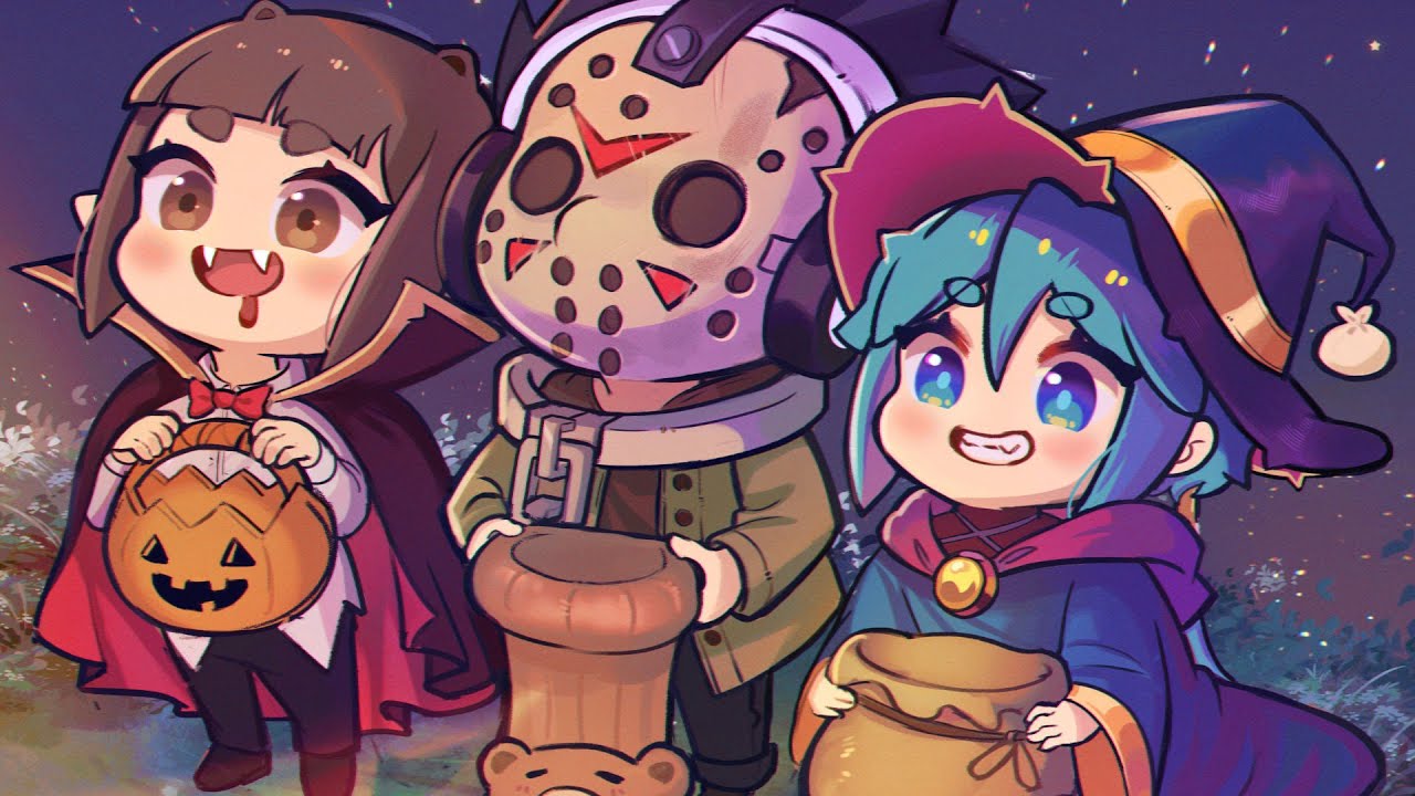 Drawing Spooky Chibi Art - YouTube