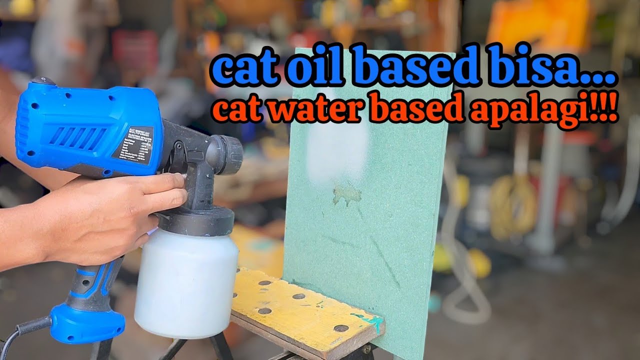 cat oilbased oke, cat waterbased apalagi!! || mesin cat elektrik H&L ...
