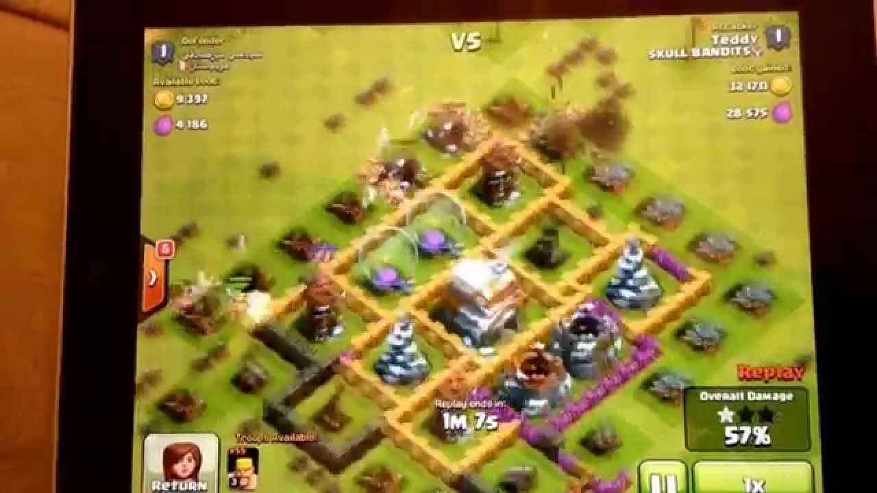 CLASH OF CLANS all barbarian raid (new gaming series) - YouTube