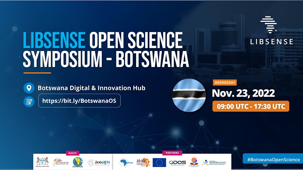 LIBSENSE Open Science Symposium - Botswana - YouTube