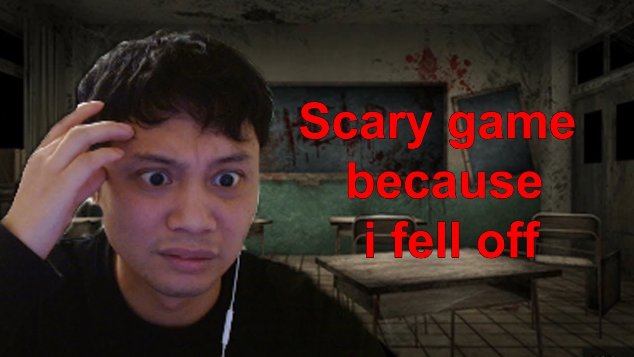 Scary Game because i fell off - YouTube