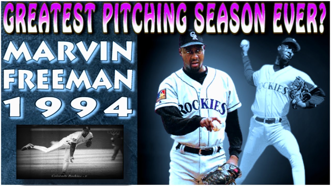 Greatest MLB Pitching Season Ever? Marvin Freeman in 1994 with the ...