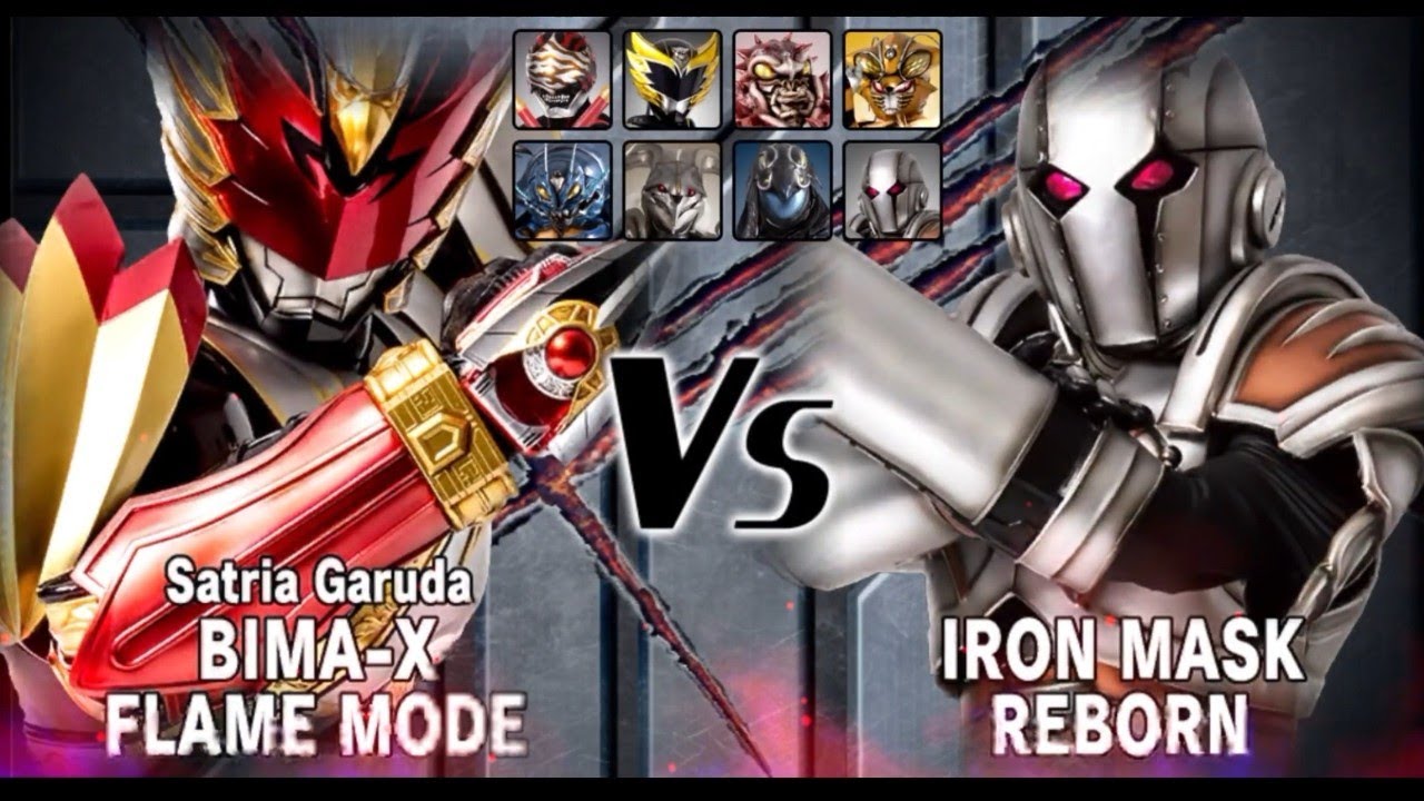 satria Garuda bima x melawan monster iron mask reborn | satria Garuda ...