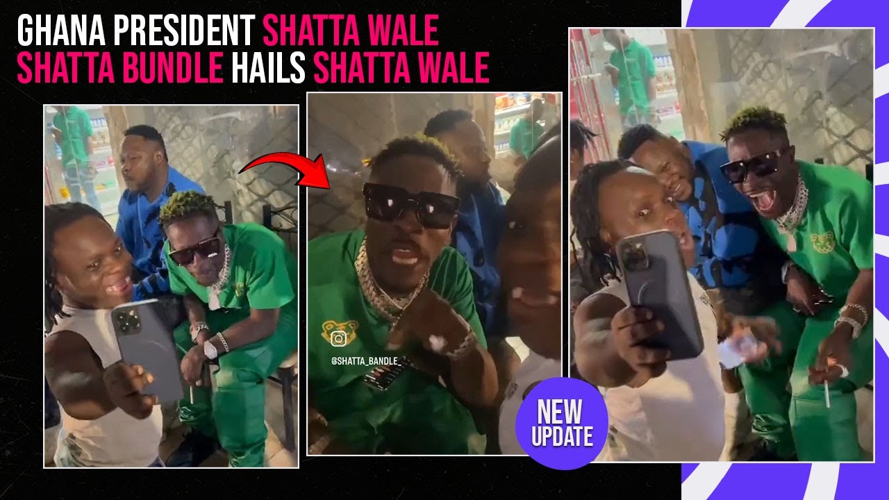 Shatta Bundle meet Shatta Wale to congratulate him over his success ...