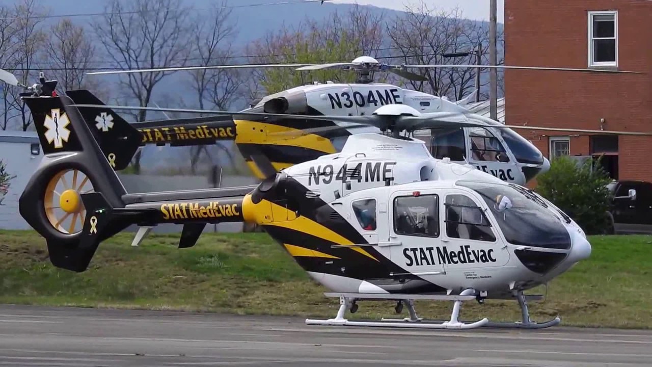 N944ME - STAT MedEvac 8 Landing - YouTube