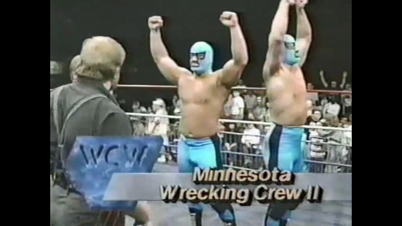 Steiner Brothers vs MN Wrecking Crew II Main Event March 25th, 1990 ...
