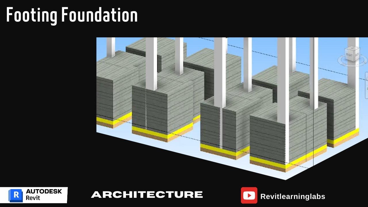 Footing Foundation plan in Revit Software-4 - YouTube