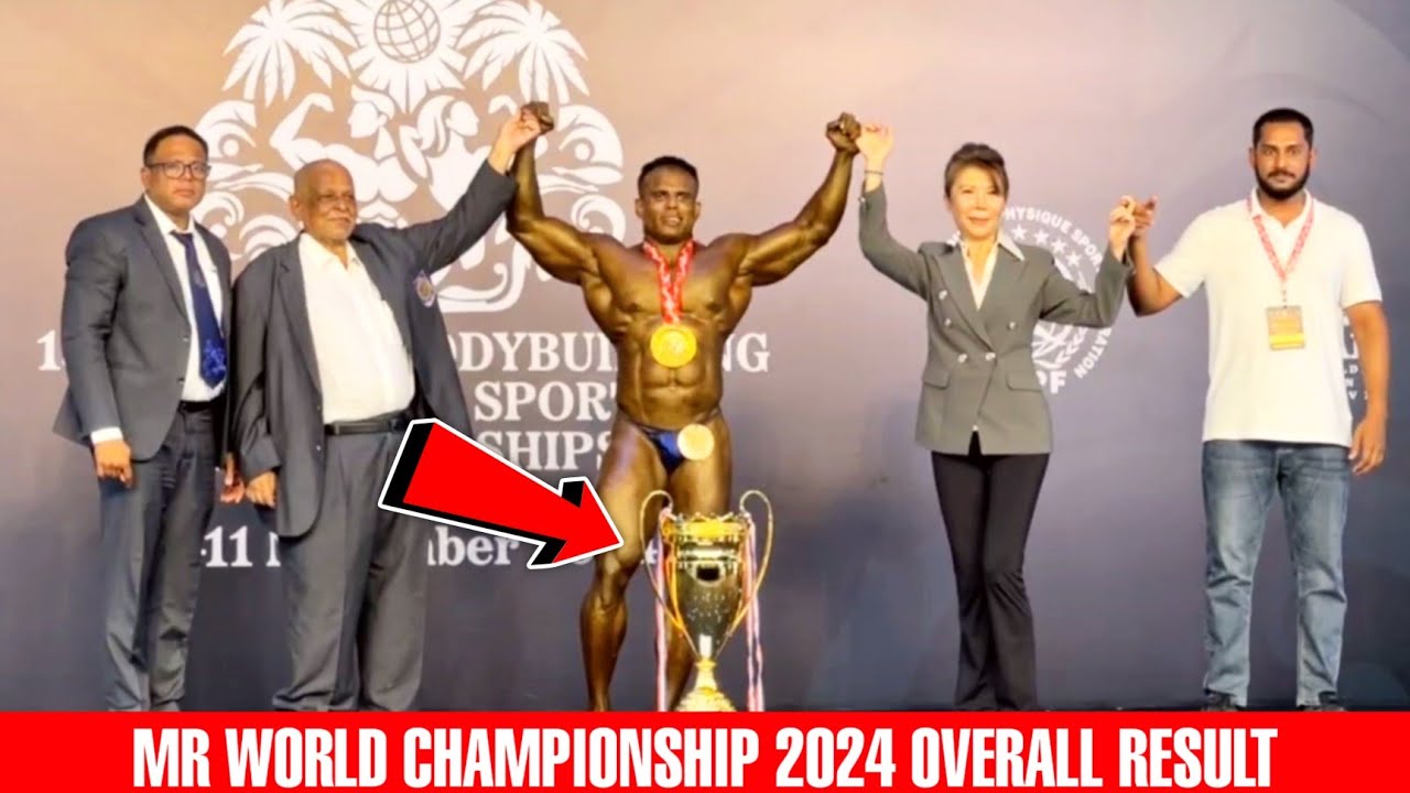 Sarvanan Mani Won Overall Tittle 🏅🇮🇳 | Mr World Championship 2024 - YouTube