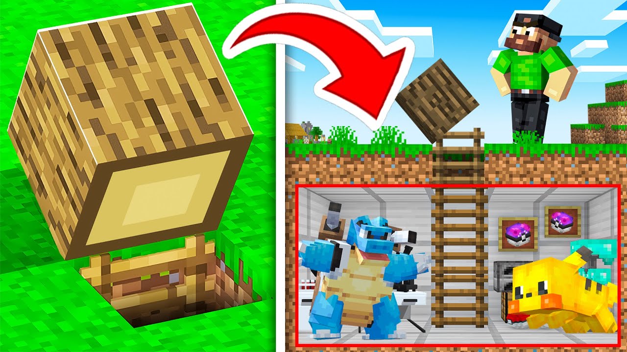Using a Hidden Training Center in Minecraft - YouTube