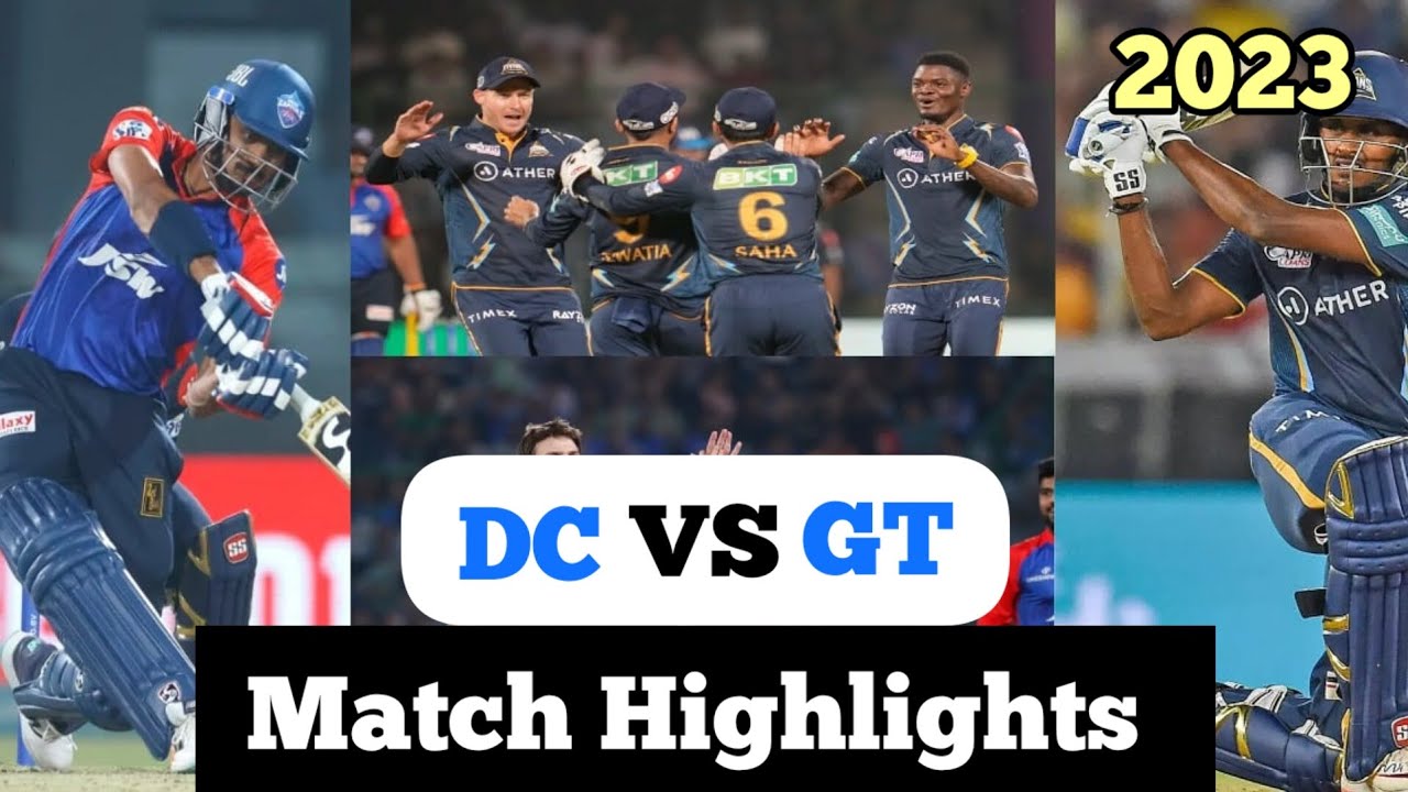 DC vs GT IPL 2023: DC ke khilaf GT ki lagataar dusri jeet; Sudarshan ...