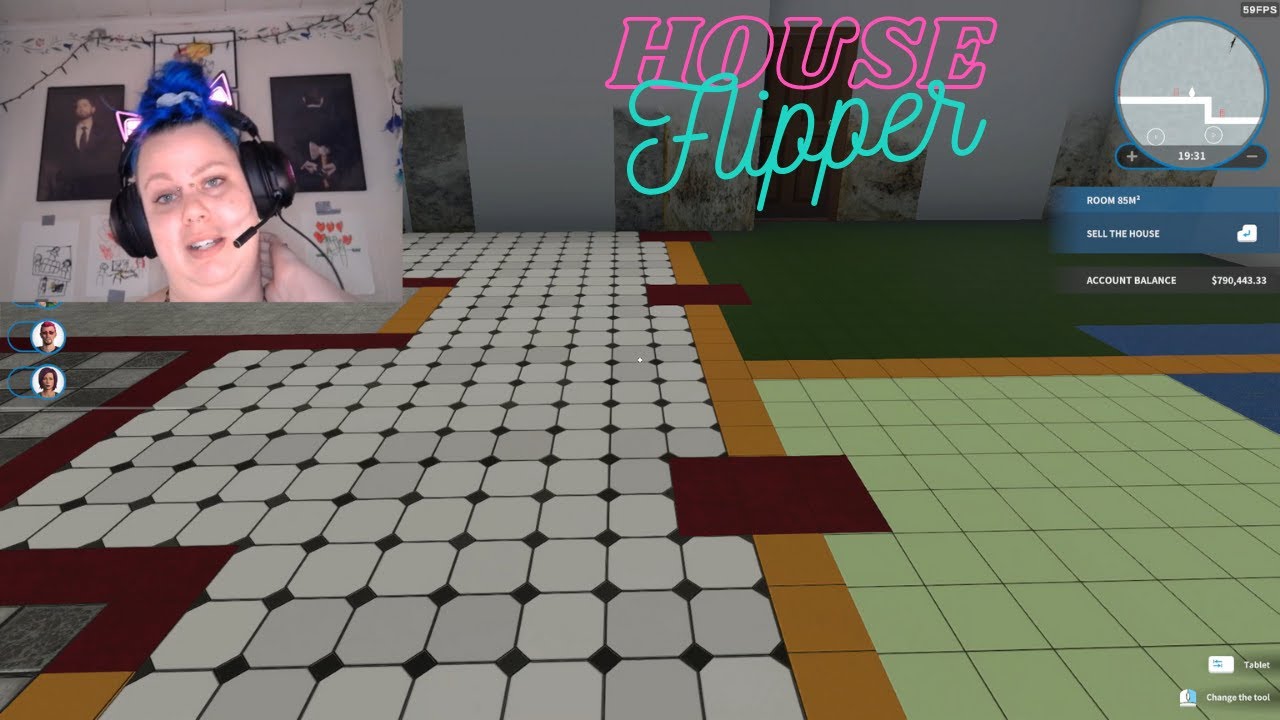 house flipper - house #4 - house painted; layout done part 1 - YouTube
