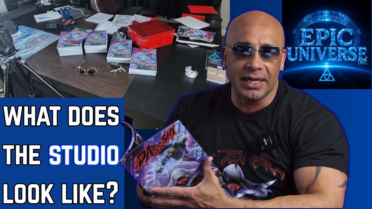 Behind the Scenes Tour of Our Comic Book Studio - YouTube