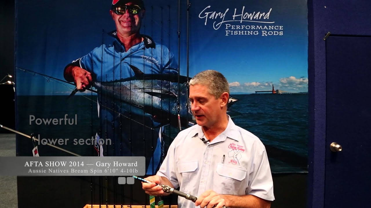 Gary Howard Aussie Natives Bream Spin 6'10" 4-10lb Rod - YouTube