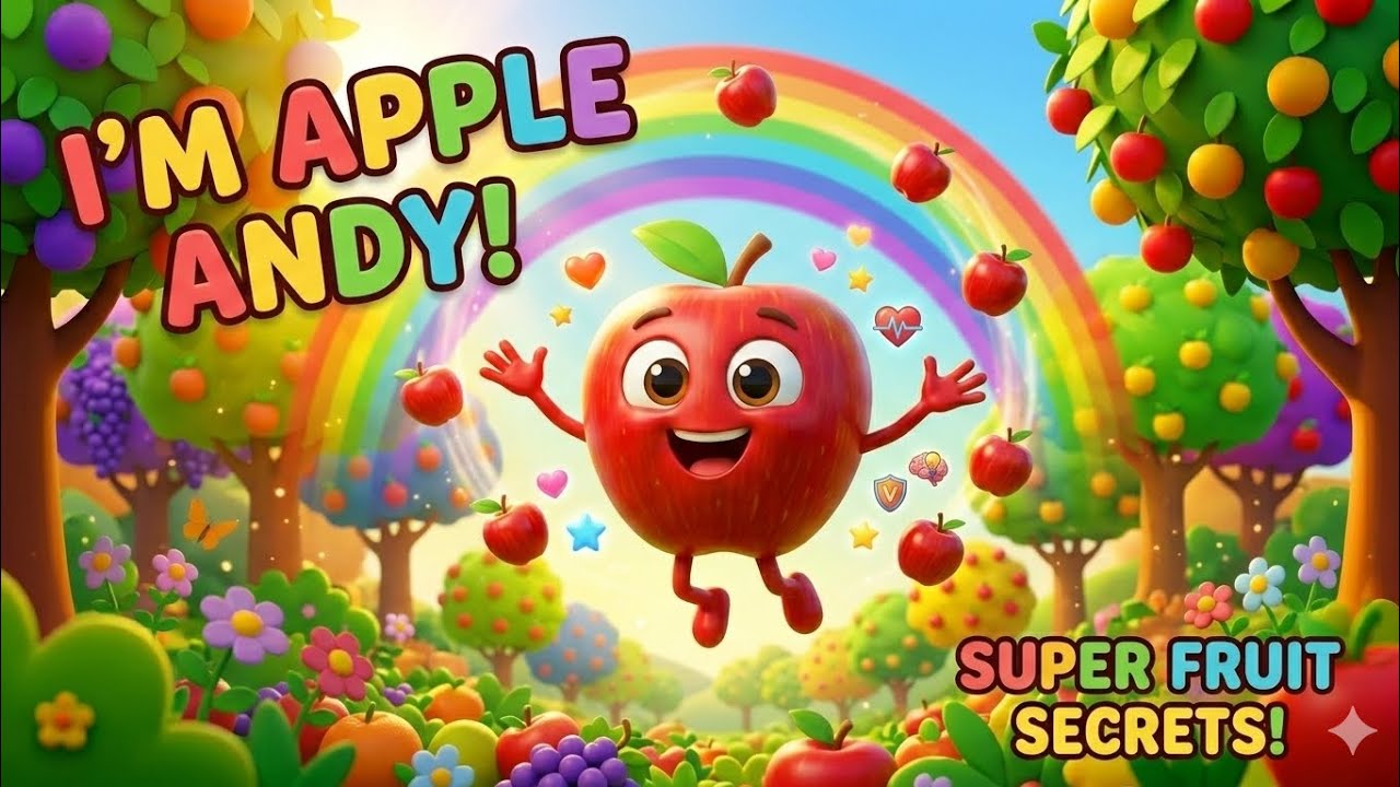 🍎 Apple Andy’s Fun Facts About Apples | Healthy Fruits for Kids - YouTube