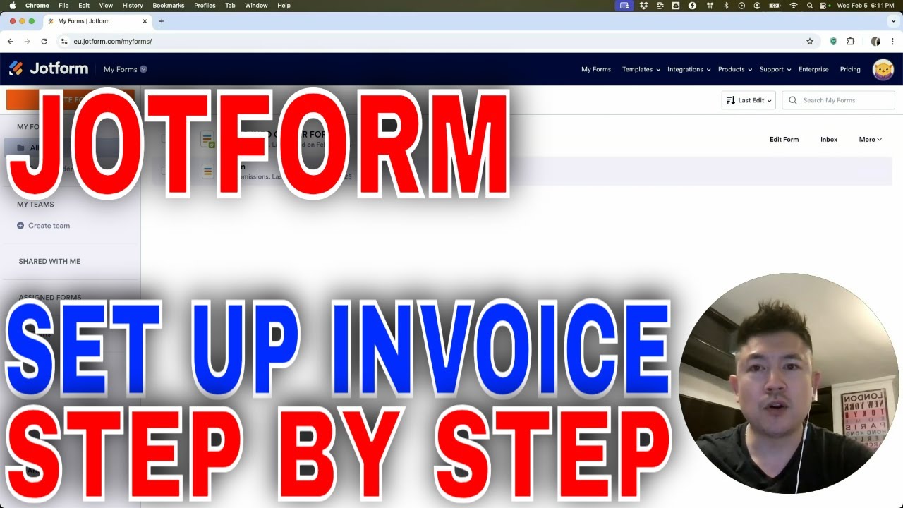 How To Set Up JotForm Product Invoicing🔴 - YouTube