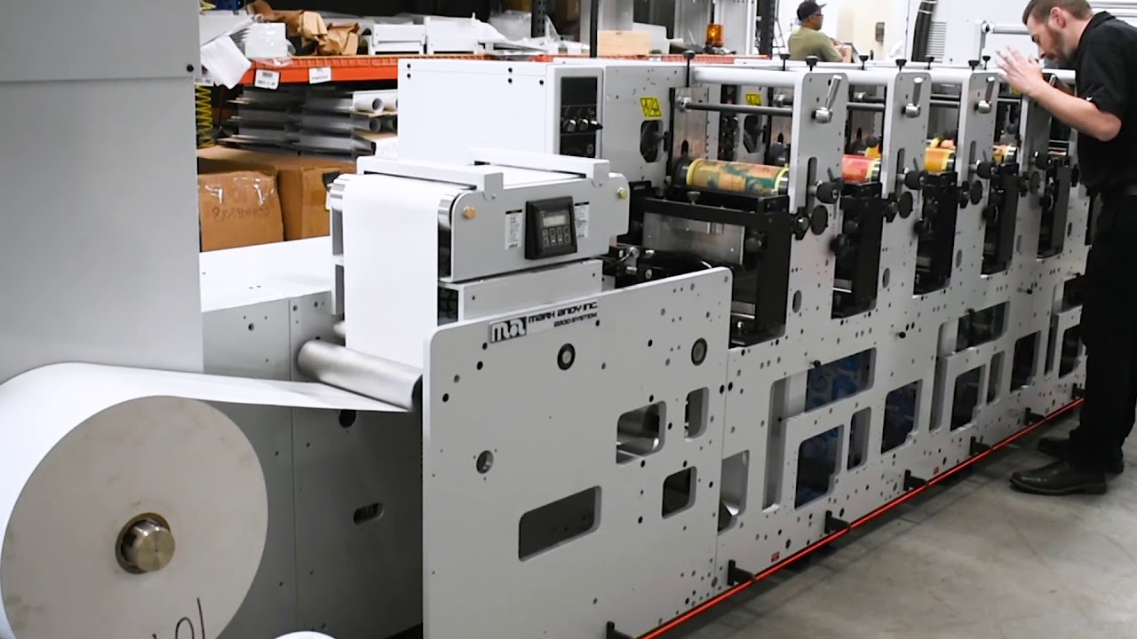 Mark Andy 2200 - YouTube