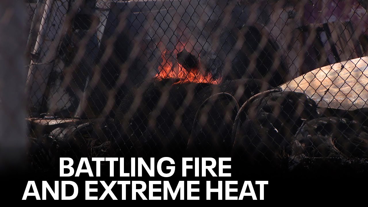 Crews battled flames and heat during 4-alarm fire near Downtown Phoenix ...