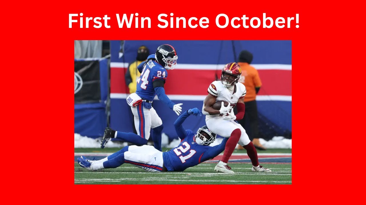 Commanders Get a Win - DC Sports Digest Season 3 Week 9 - YouTube