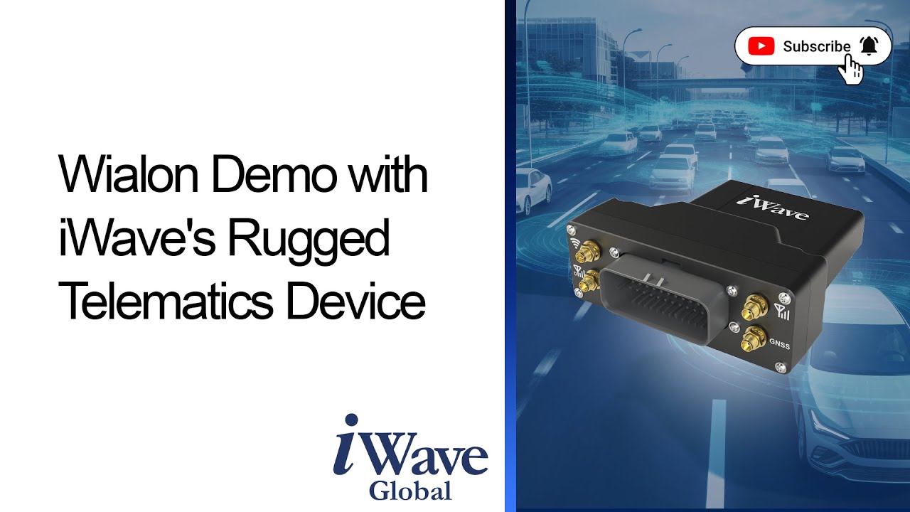 Real-Time CAN & GPS Tracking with #iWave's Rugged Telematics Device & # ...