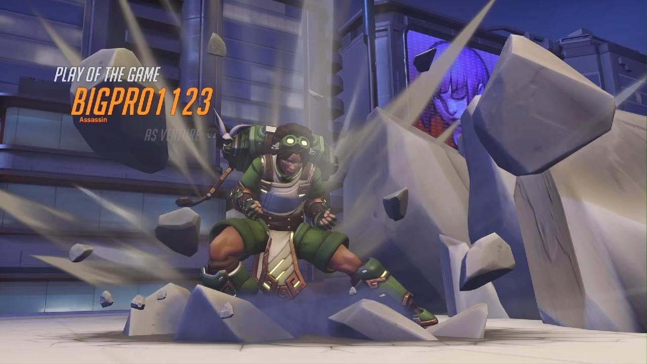 Overwatch Venture play of the game #OW2 #6v6 - YouTube