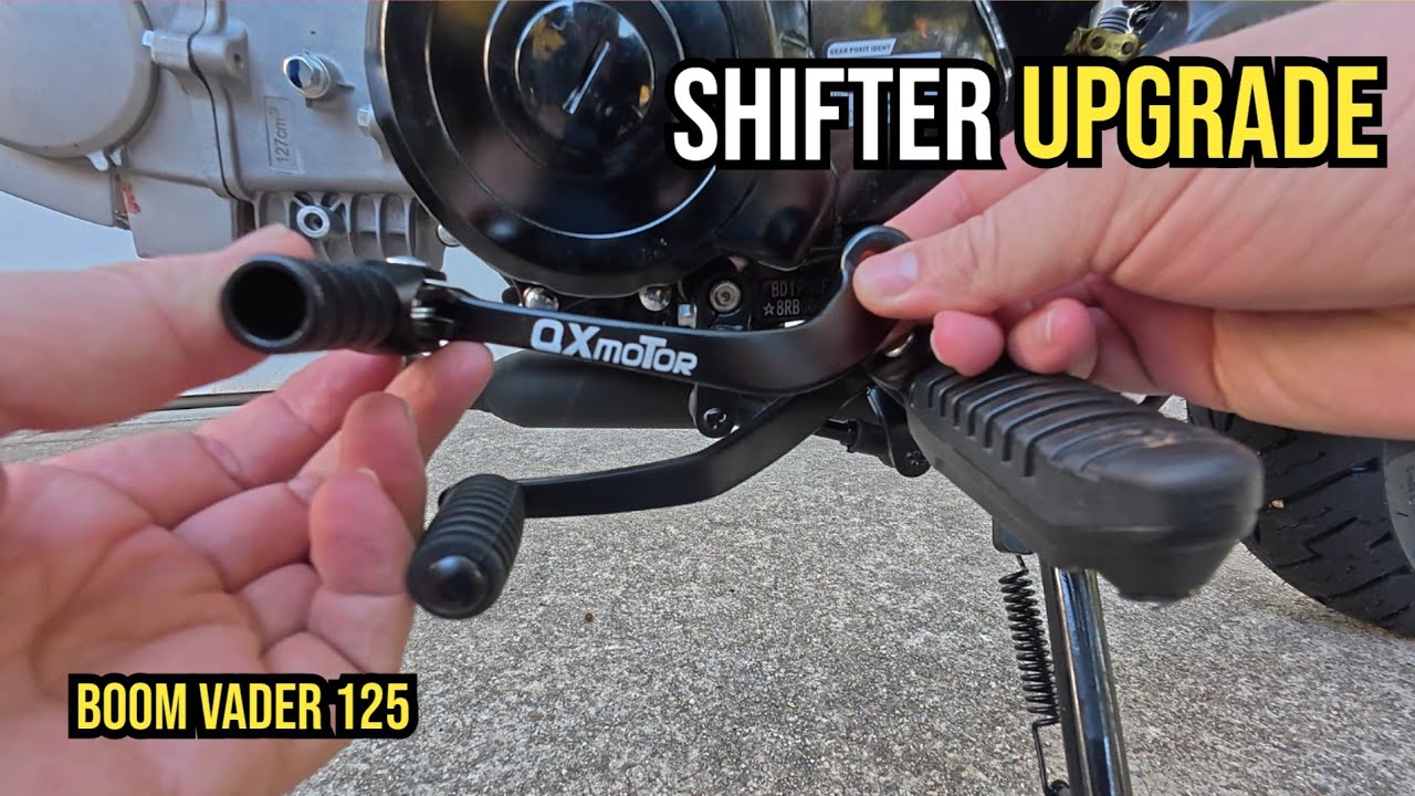 Changing out the Shifter on my Boom Vader 125cc | Honda Grom Clone ...
