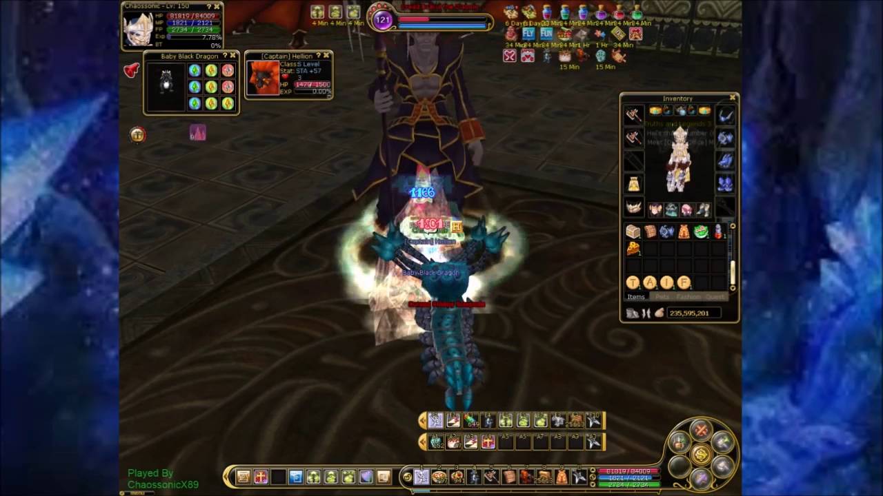 Flyff CW Dungeon Run - Aminus & Master Aminus [Solo] - YouTube