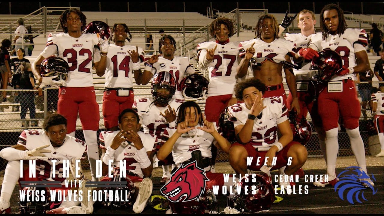 In the Den with Weiss Wolves Football: Week 6 vs. Cedar Creek - YouTube