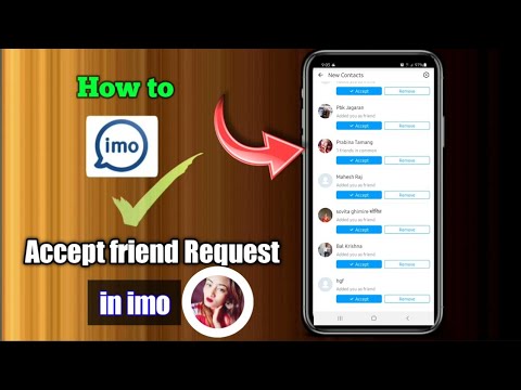 How to accept friend Request in imo | My Mobile Support - YouTube