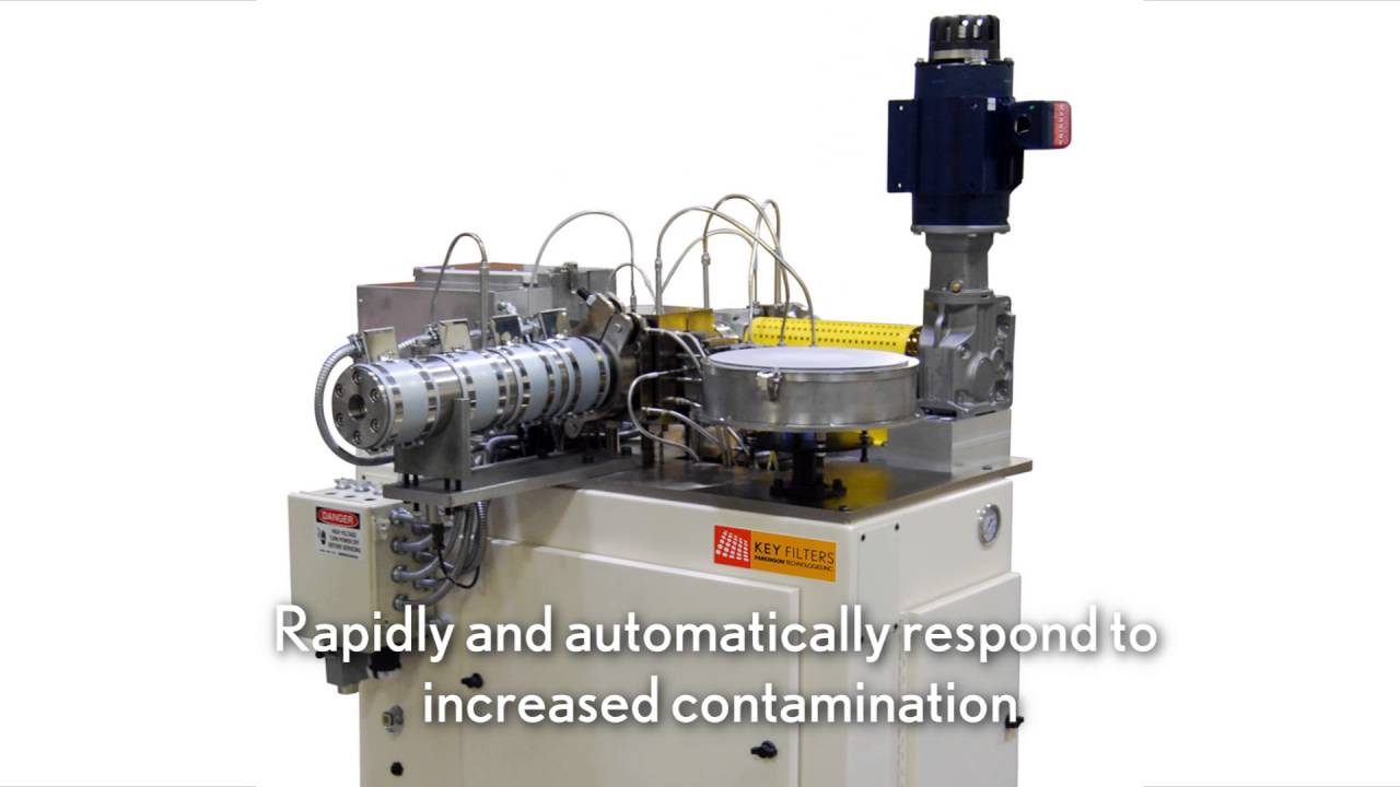 Key Filters KCH Continuous Belt Screen Changer - YouTube