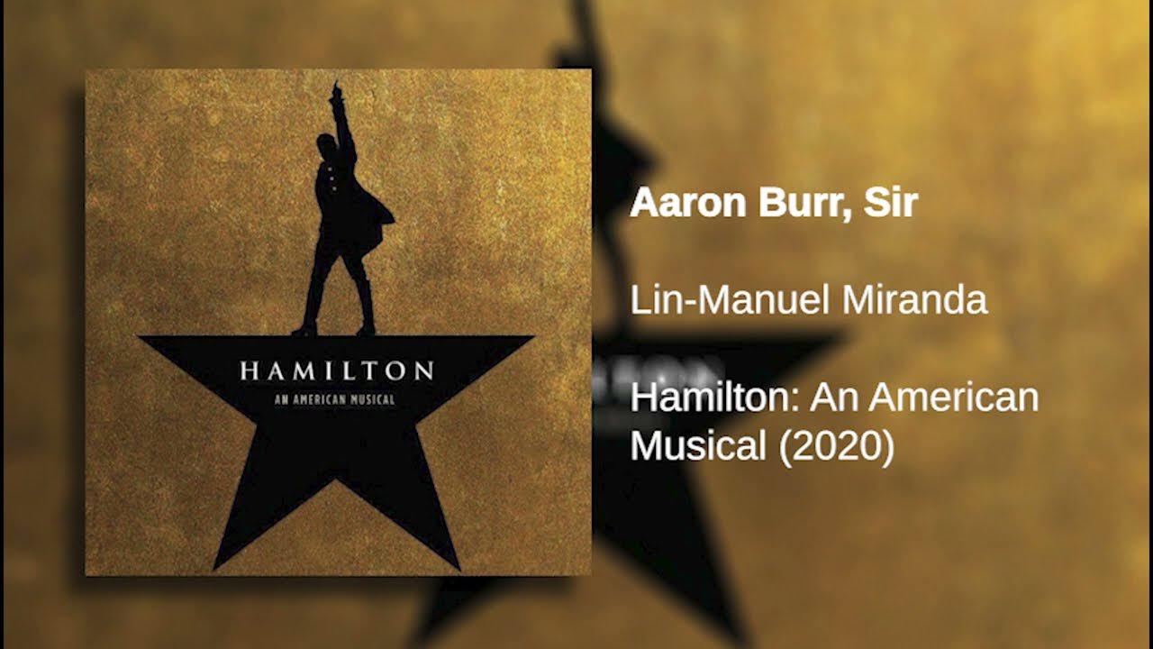 Aaron Burr, Sir | Hamilton (LIVE): Original Broadway Cast - YouTube