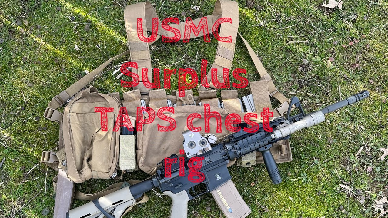 USMC surplus TAPS chest rig - YouTube