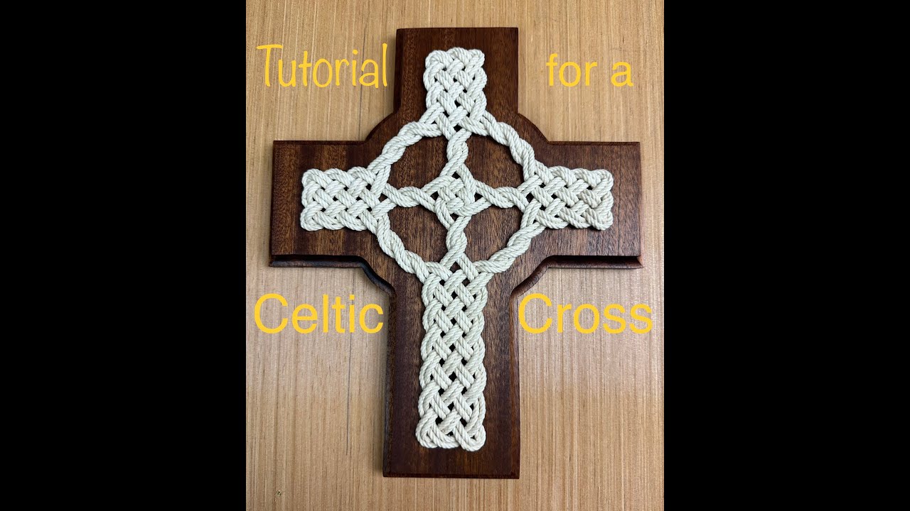 Tutorial for Celtic Cross Mat - YouTube