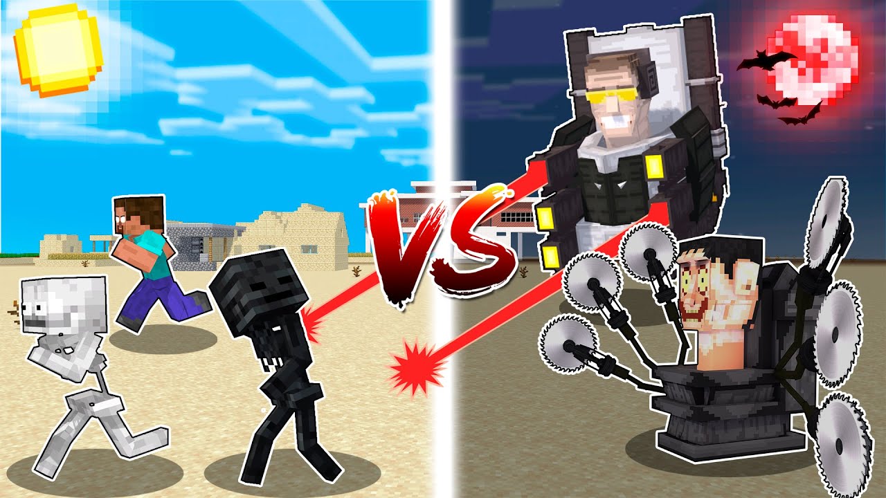 Monster School : SKIBIDI TOILET VS SUPER CAMERAMAN | Minecraft ...