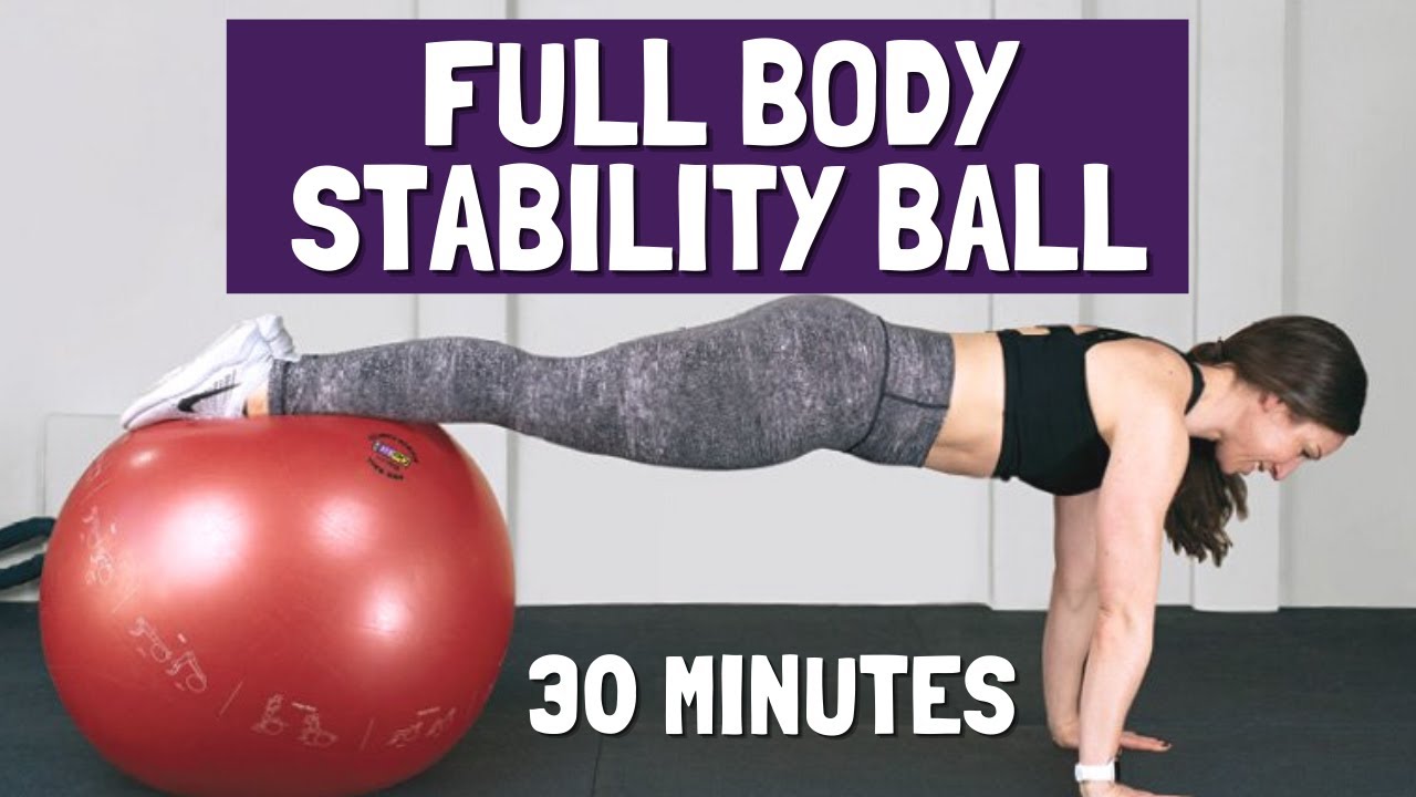 STABILITY BALL WORKOUT | Exercise Ball Circuit | Beginner Friendly ...
