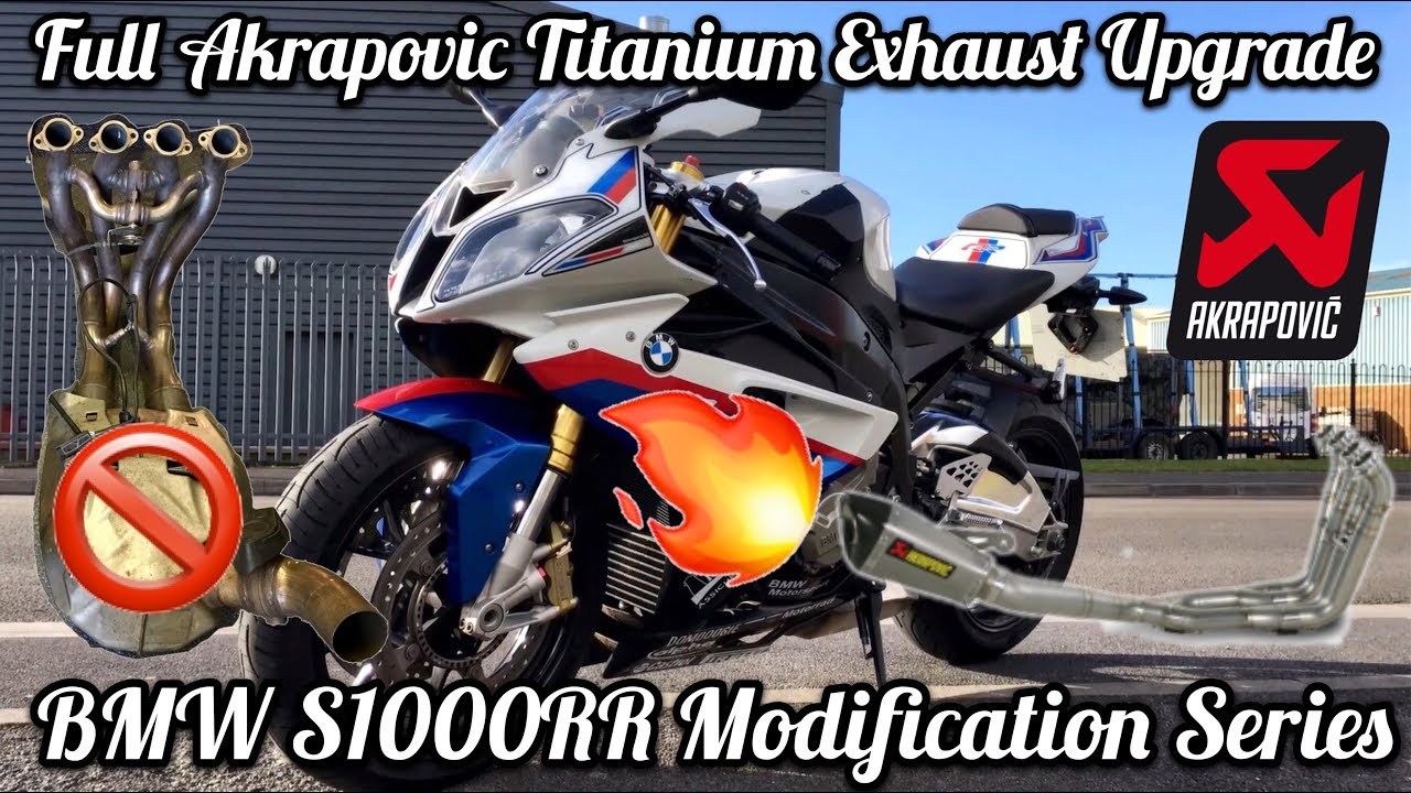 BMW S1000RR Modification Series - Full Akrapovic Titanium Exhaust ...