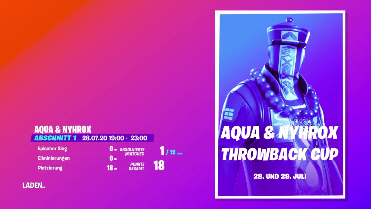 Fortnite aqua nyhrox turnier live -_- - YouTube