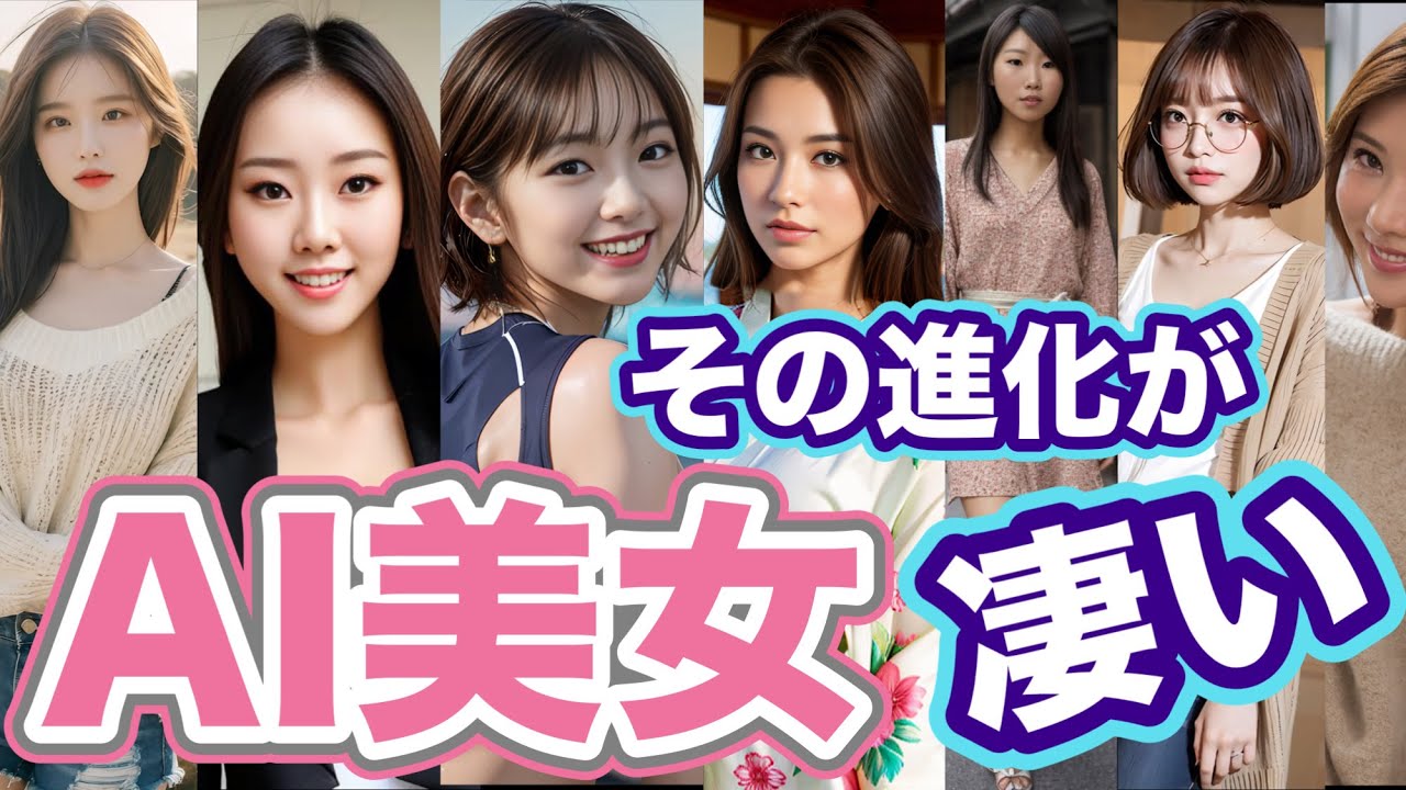 AI美女とは？アイドルが消滅する時代／人工知能が作った映像／aiが仕事を奪う／AI 仕事 活用／仮想現実／オタクの休日／二次元の推し／ai 美人 作成／ai画像生成アプリ／綺麗な女性／sns ...