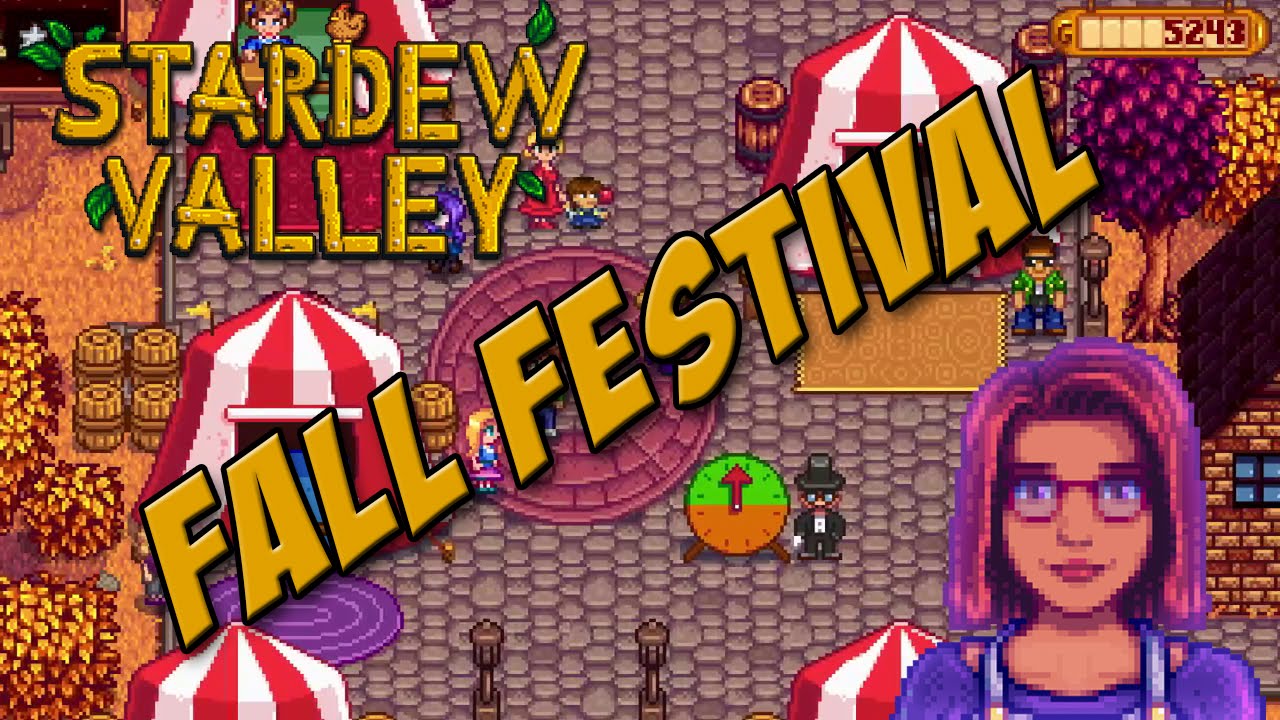 Fall Festival! - Stardew Valley Y1 - Fall 15 & 16 - YouTube