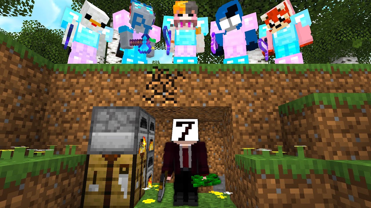 Minecraft Speedrunner VS 5 Hunters - YouTube