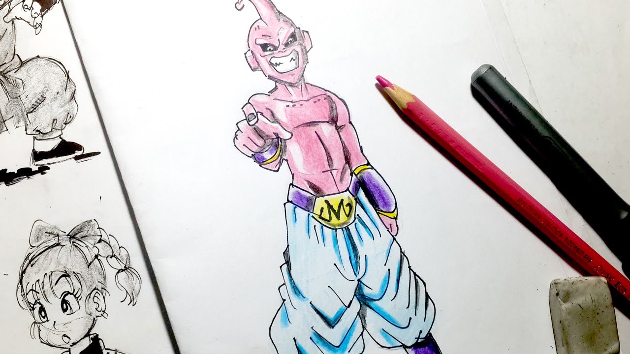 COMO DIBUJAR MAJIN BOO DRAGON BALL 2024 - YouTube