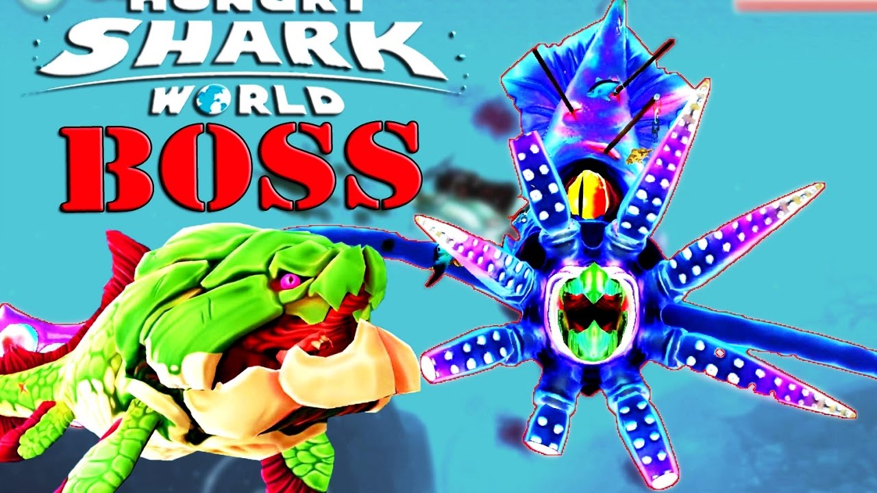 Hungry Shark WORLD COLOSSAL GIANT SQUID BOSS VS BIG Momma - NEW UPDATE ...