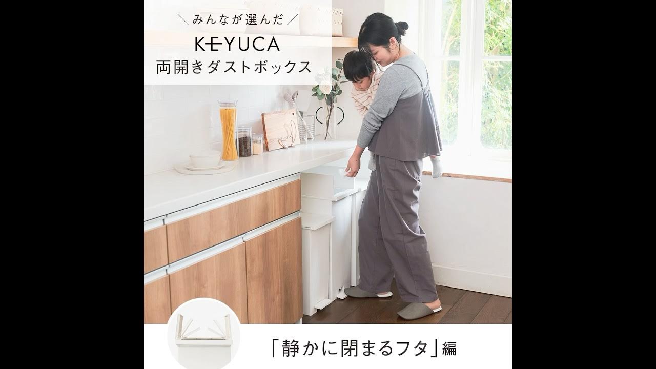 みんなが選んだ KEYUCA両開きダストボックス - YouTube