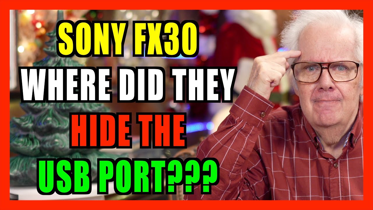 Sony FX30 - Where is the USB Door Hiding? - YouTube