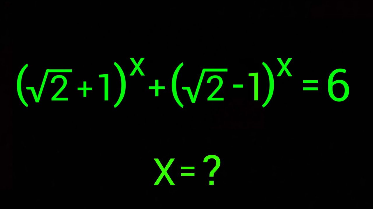 A Nice Algebra Problem | How to solve for X in this problem ? - YouTube