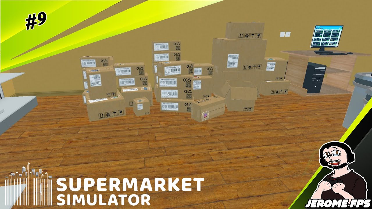 [FR] [E9] Supermarket Simulator Trop de carton en stock - YouTube